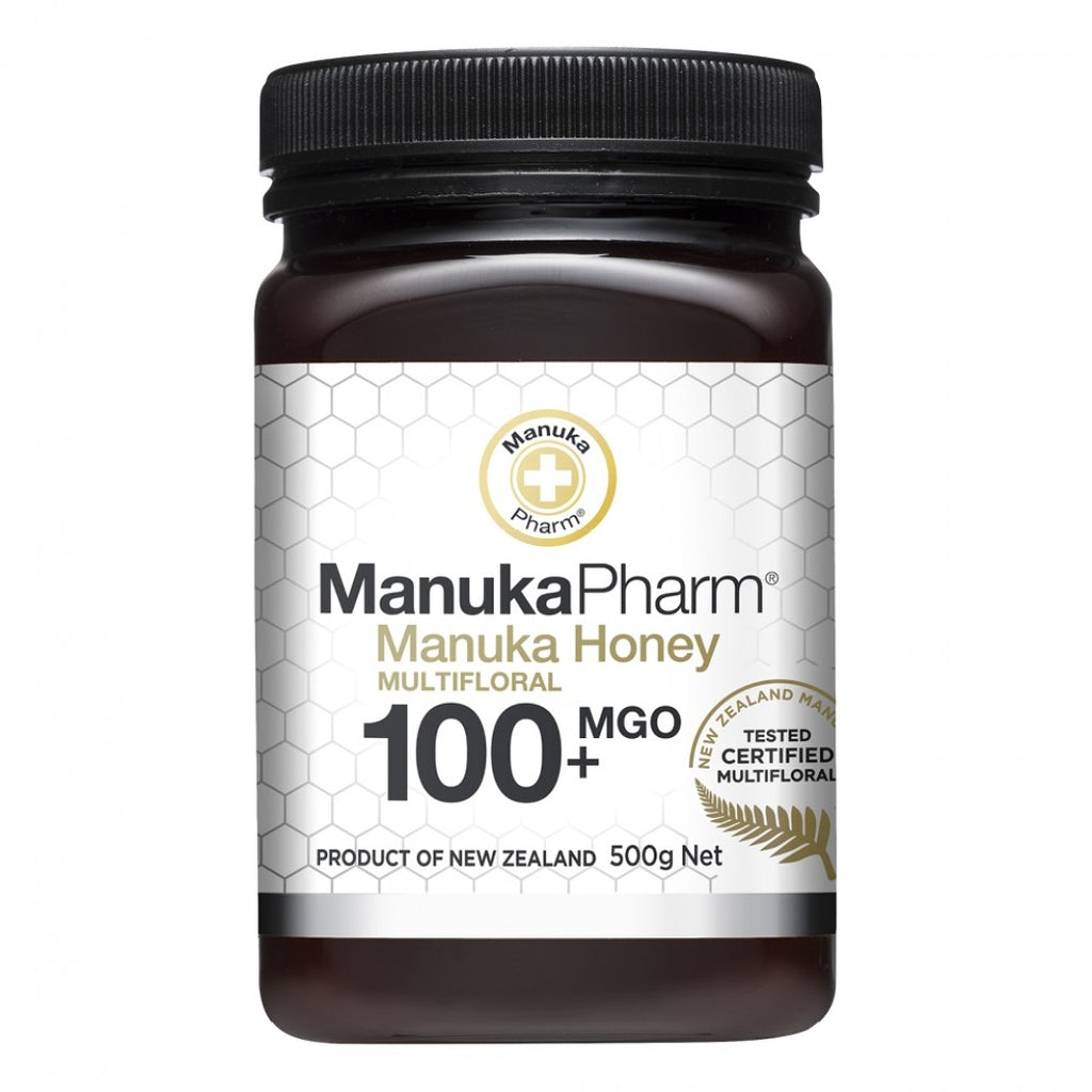 MGO 100+ NZ Multifloral Mānuka Honey 500g - Manuka Pharm AUS