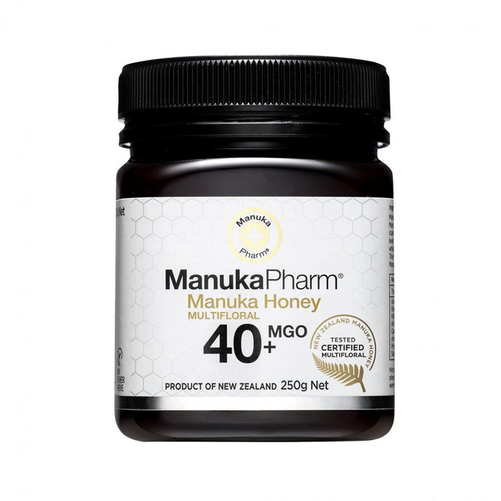 MGO 40+ NZ Multifloral Mānuka Honey 250g - Manuka Pharm AUS